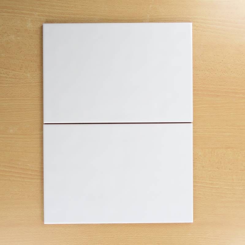 Gloss White Ripple Wave Wall Tile | 200mm x 300mm - Tile Warehouse