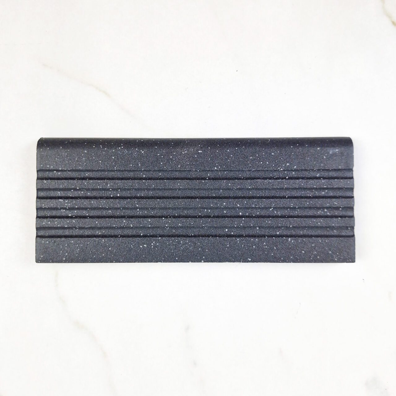 Tecnica Black Step Tread Tile - Tile Warehouse S