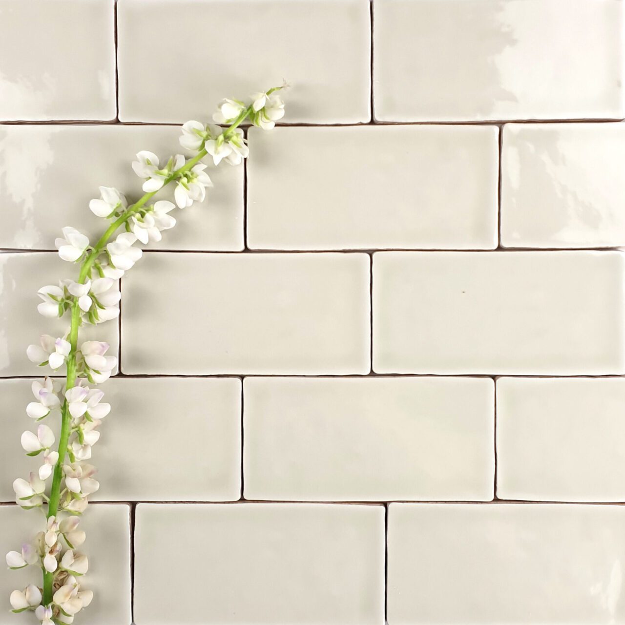 Nanda Subway Tile | Antic Green Gloss - Tile Warehouse