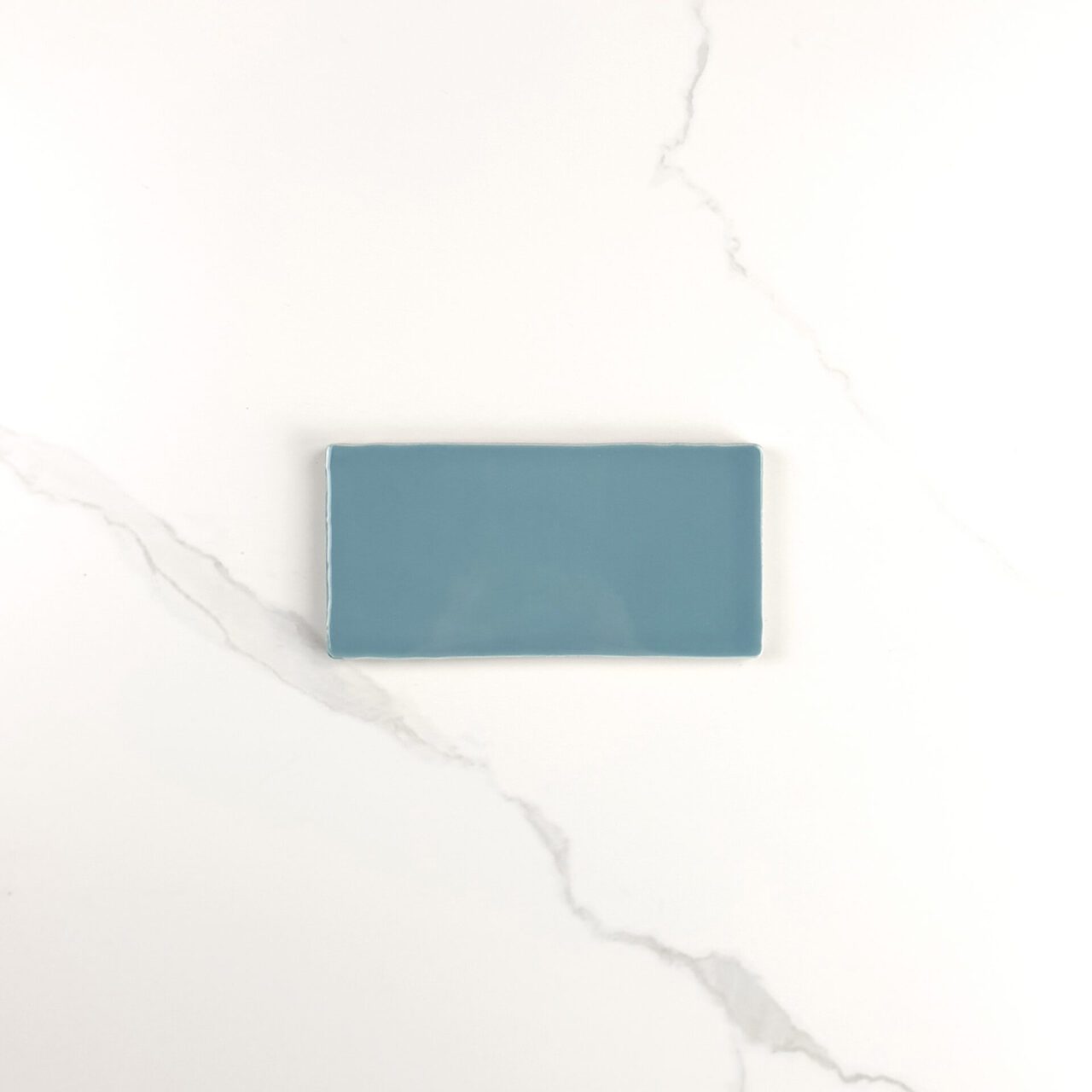 Subway Tile | Blue Lagoon Gloss Irregular Edge- Tile Warehouse