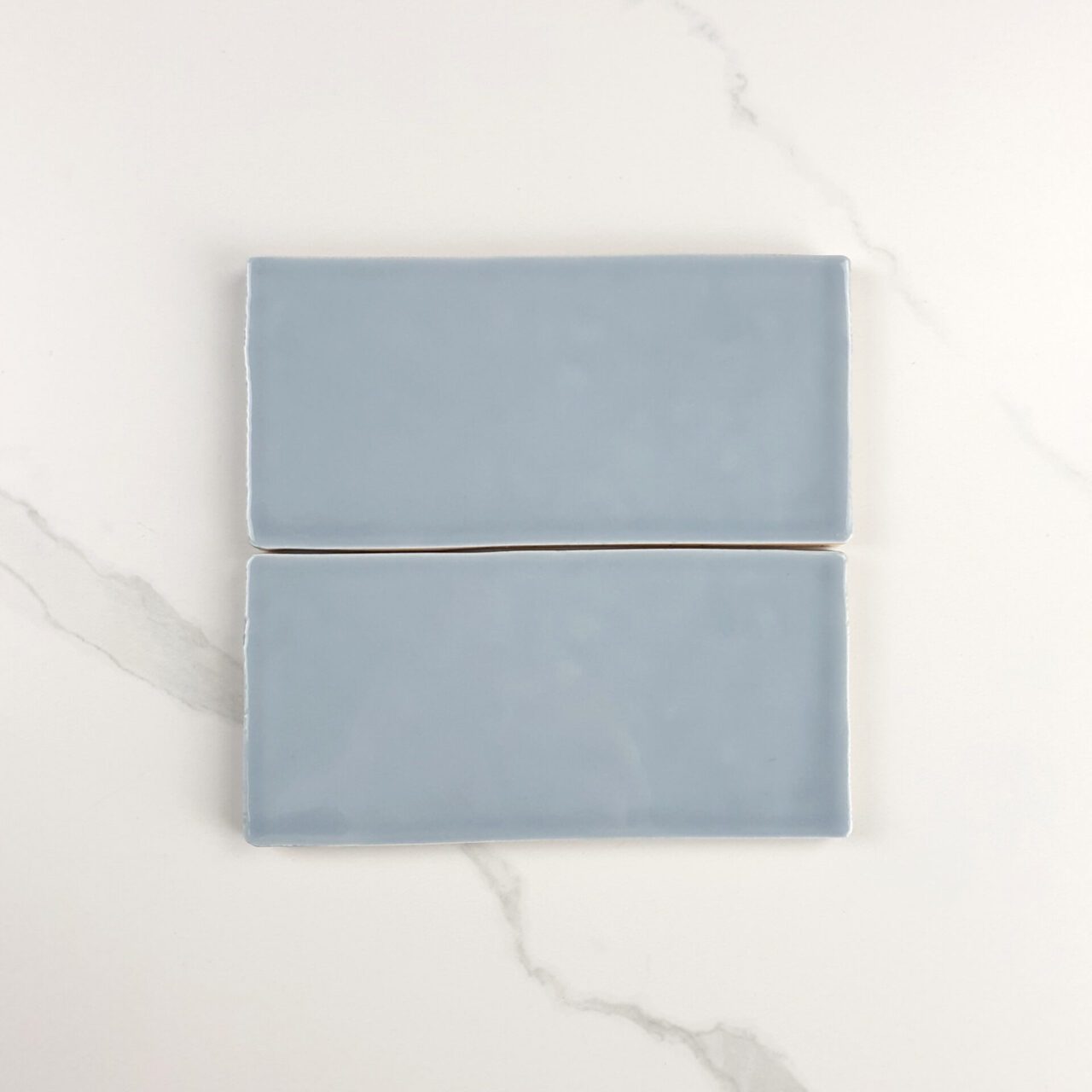 Subway Tile | Sea Blue Gloss Irregular Edge- Tile Warehouse