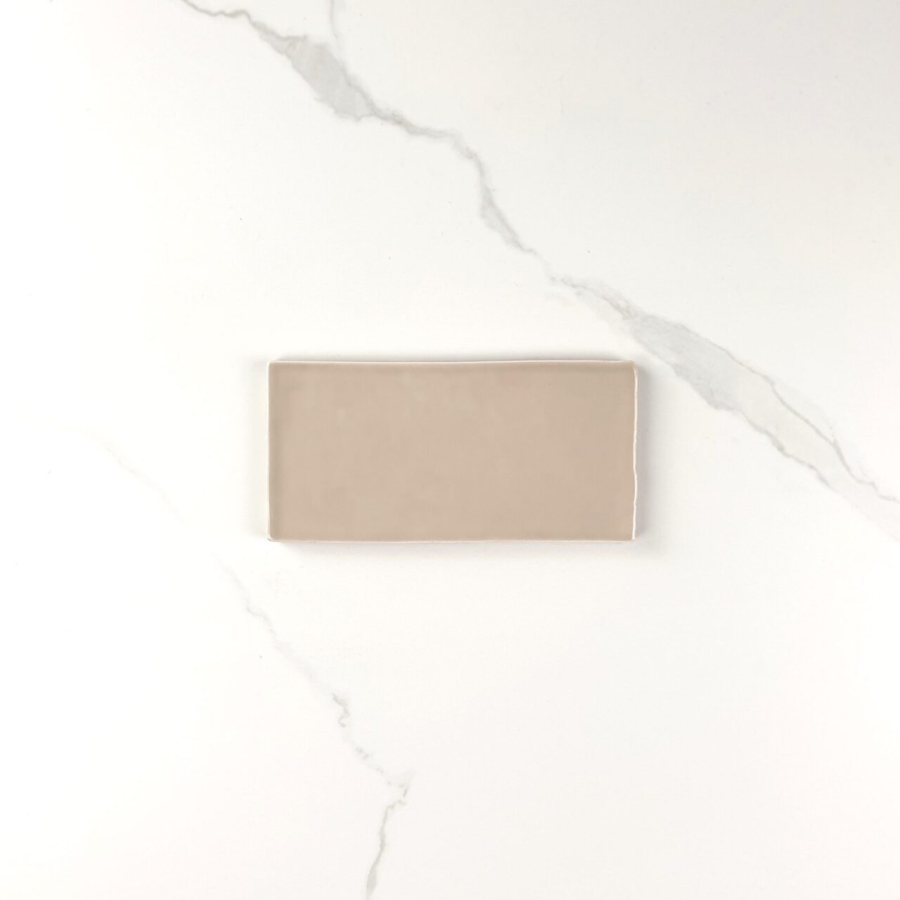 Subway Tile | Stone Taupe Gloss Irregular Edge- Tile Warehouse