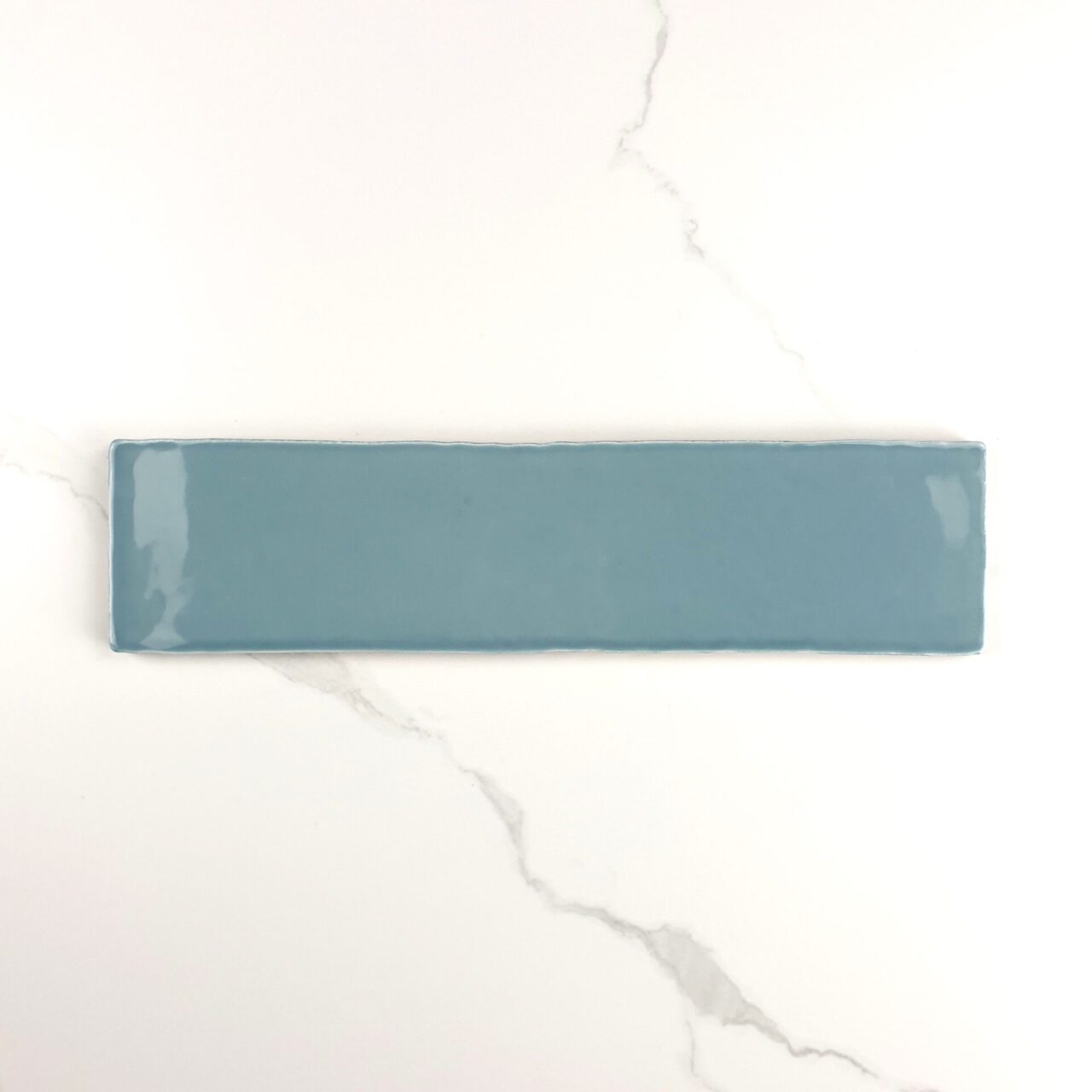 Subway Tile | Blue Lagoon Gloss Irregular Edge- Tile Warehouse