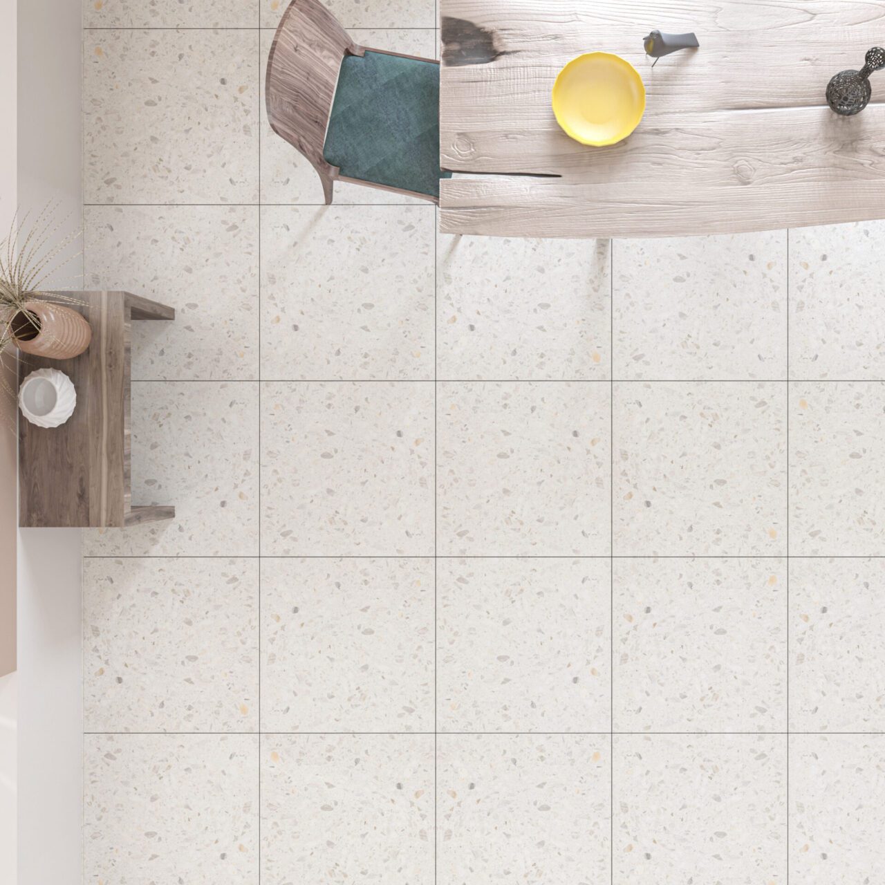 Antique Terrazzo Grip Tile | 600mm x 600mm - Tile Warehouse