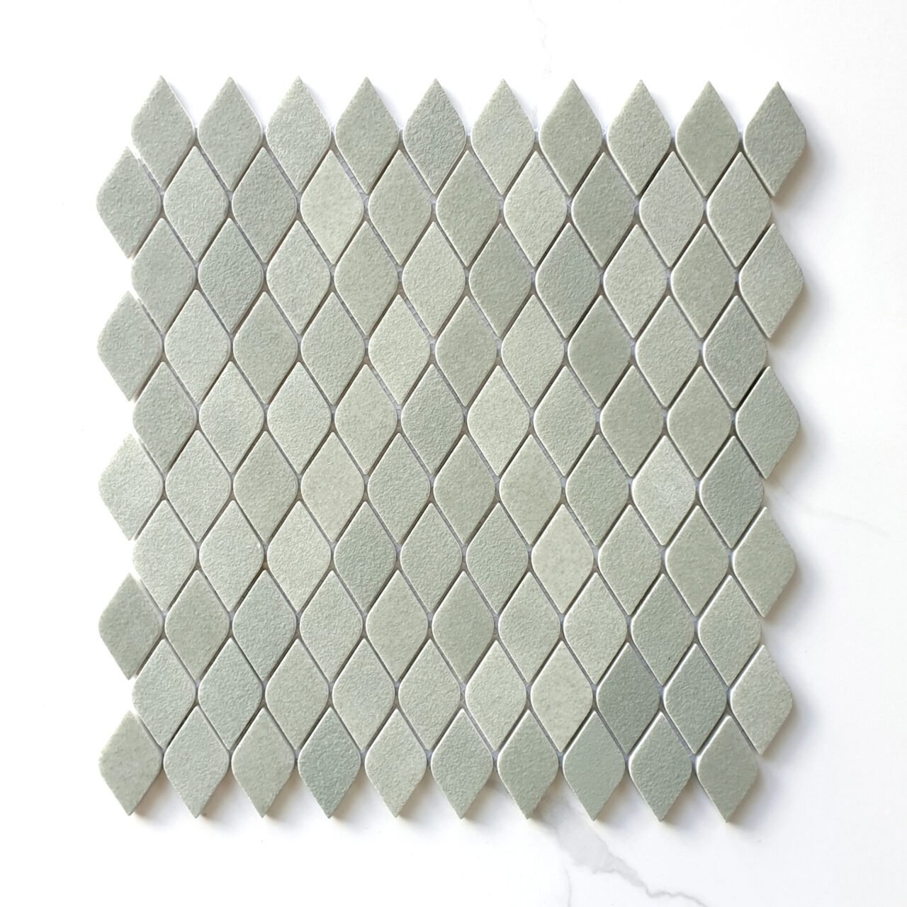 Diamond Drop Sage Mosaic Tile Sheets - Tile Warehouse