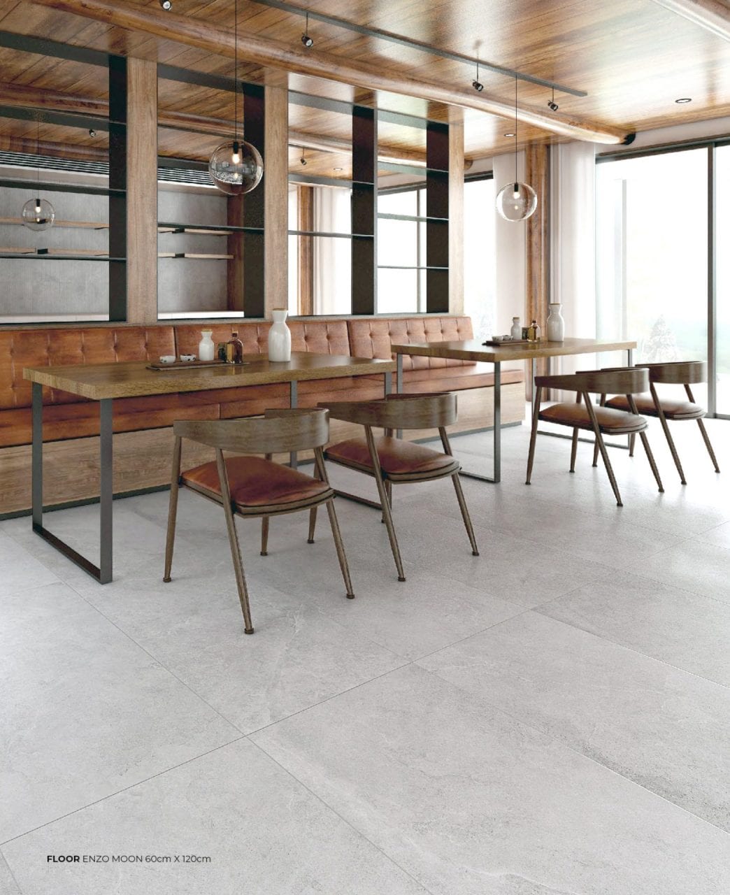 Enzo Moon Matt Tile | 600mm x 600mm - Tile Warehouse