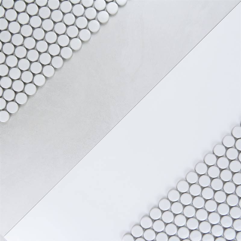 White Gloss Penny Round Tiles - Tile Warehouse